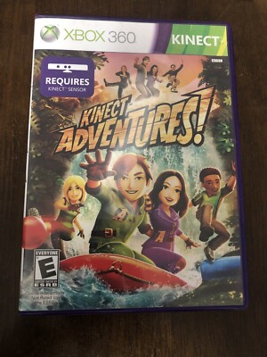 KINECT ADVENTURES X-BOX XBOX 360 COMPLETE GAME CASE AND MANUAL NES HQ ...