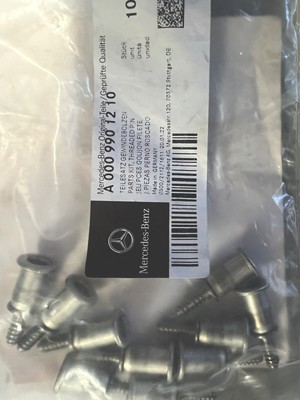 New sealed Mercedes -Benz Threaded Pin (10 pcs) # A 000 990 12 10 | eBay