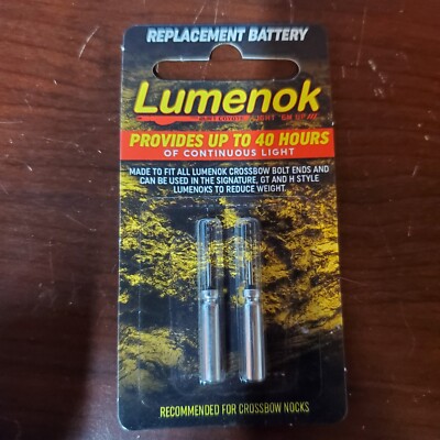 Lumenok Lighted Crossbow Arrow Crescent Nock .302" / battery selection ...