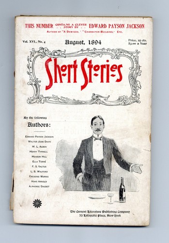Short Stories Pulp Aug 1894 Vol. 16 #4 GD+ 2.5 | eBay