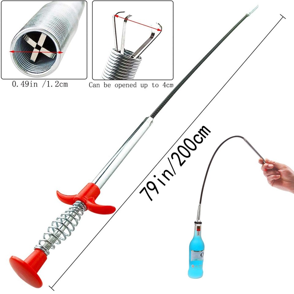 Drain Snake, Drain Clog Remover - Gutter Cleaning Tools Drain Cleaner ...