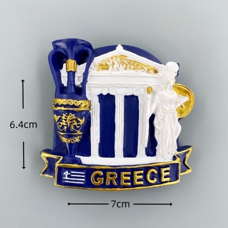 Greece Tourist Souvenir 3D The Parthenon Resin Fridge Magnet GIFT IDEA ...