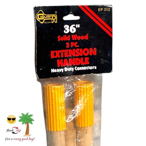 Guard Security 36" Solid Wood 3 PC. Extension Handles Heavy Duty ...