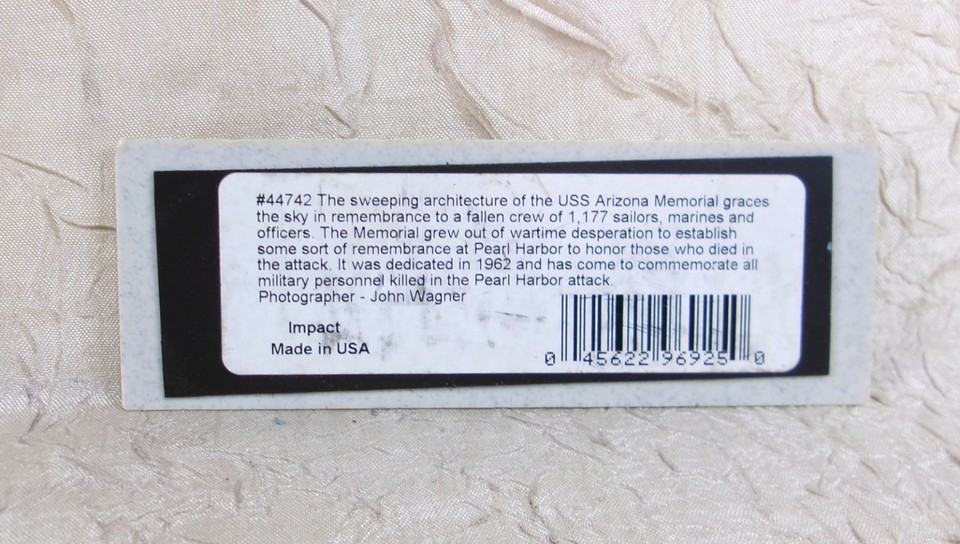 USS Arizona Memorial Souvenir Magnet Pearl Harbor Hawaii | eBay