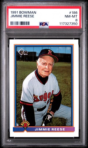 1991 BOWMAN #186 JIMMIE REESE ROOKIE RC PSA 8 | eBay