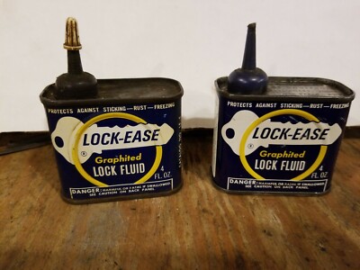 Vintage Metal Can Lock Ease Lock Fluid | eBay