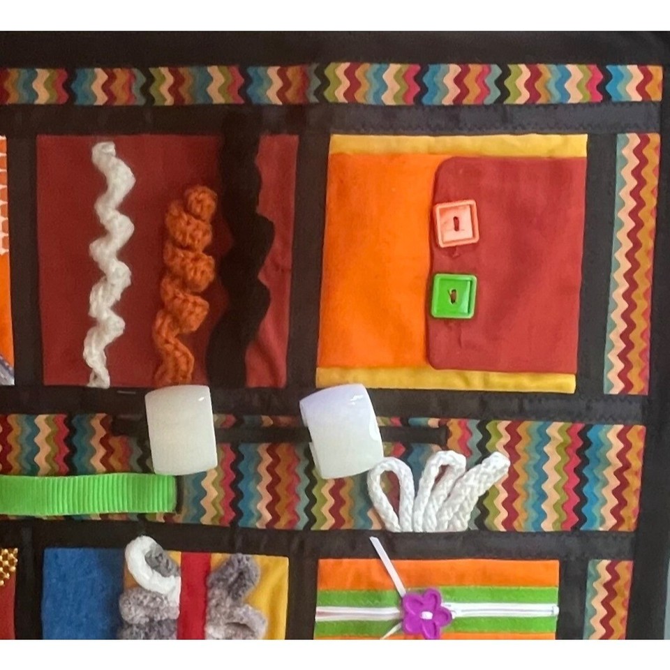 Fiddle Fidget Mat Sensory Quilt Alzheimer's Dementia Stroke Rehab ...