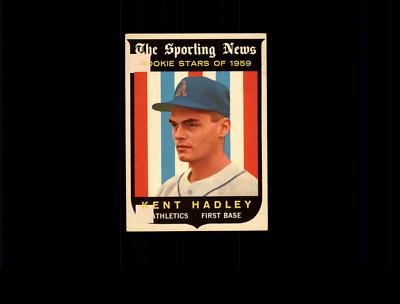 1959 Topps 127 Kent Hadley RS RC EX-MT #D620997 | eBay