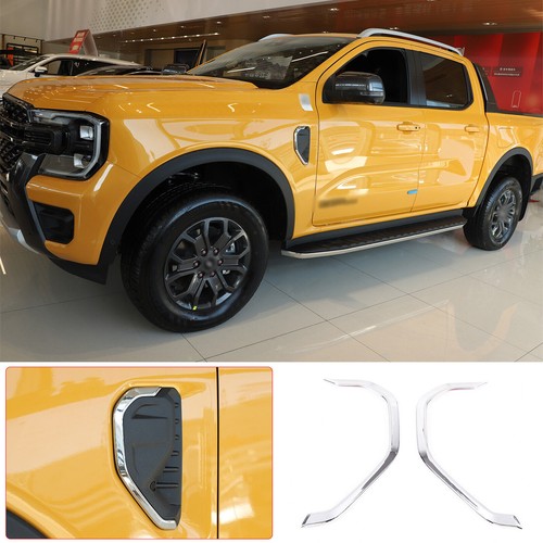 ABS Chrome Car Body Side Fender Trim Accessories Kit For Ford Ranger ...