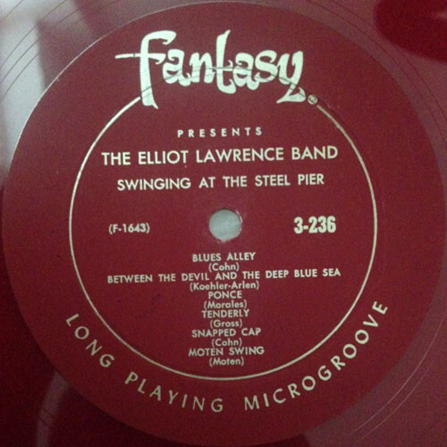 The Elliot Lawrence Band - Swinging At The Steel Pier 1956 LP, Album ...