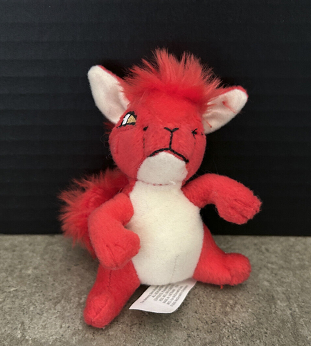 Neopets Mcdonalds Red Kyrii Weasel Mini Stuffed Animal Plush Toy 2004 ...