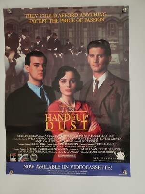 A Handful Of Dust Original 1988 Movie Video Store VHS Beta Poster ...