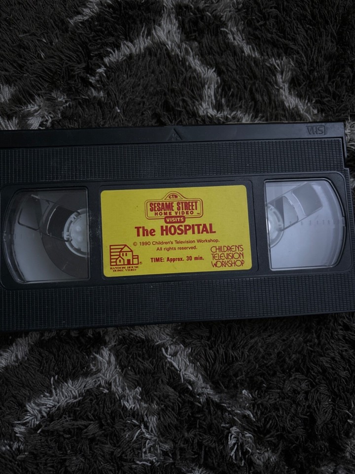 Sesame Street Home Video Visits the Hospital VHS 1990 RARE | eBay