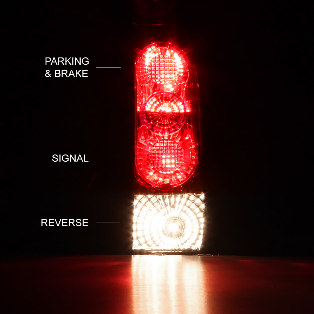 For 88-98 Chevy GMC C10 C/K Truck {Altezza Smoke} Tail Light Brake ...