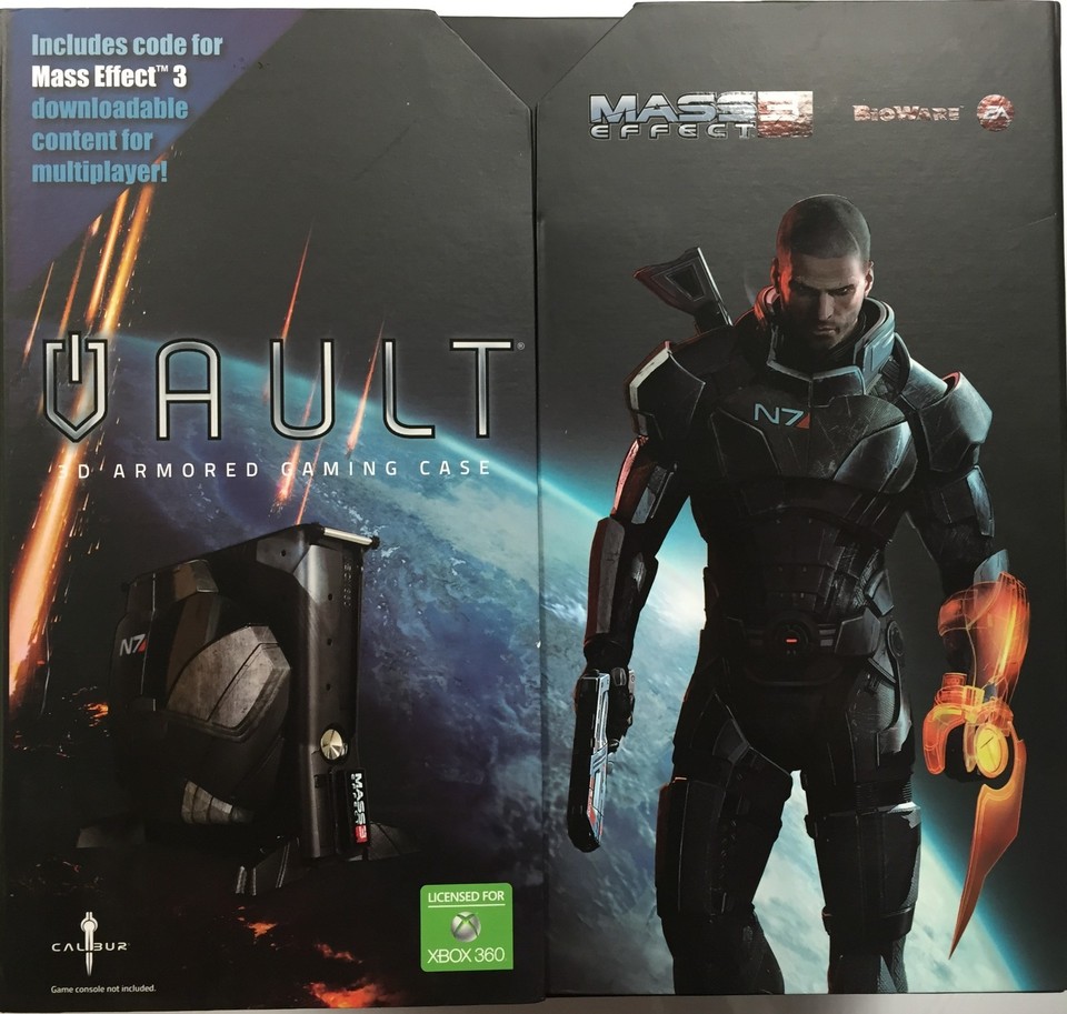 Calibur 11 LICENSED VAULT: MASS EFFECT 3 XBOX 360 SLIM Case | For ...