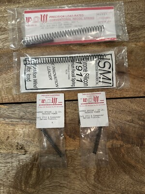 Two (2) 1911 Recoil Springs and Two (2) Hammer springs - Wolff - ISMI ...