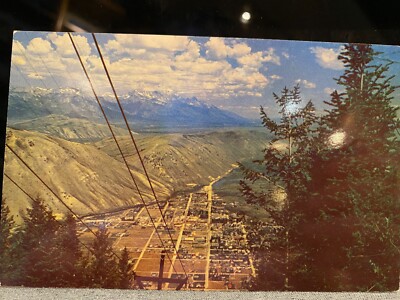 Vintage Postcard Jackson Hole Grand Teton Mountains Wyoming WY | eBay
