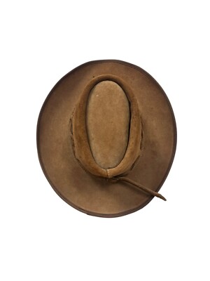 Men’s vintage Excalibur Outback Leather Cowboy Hat #2865 | eBay