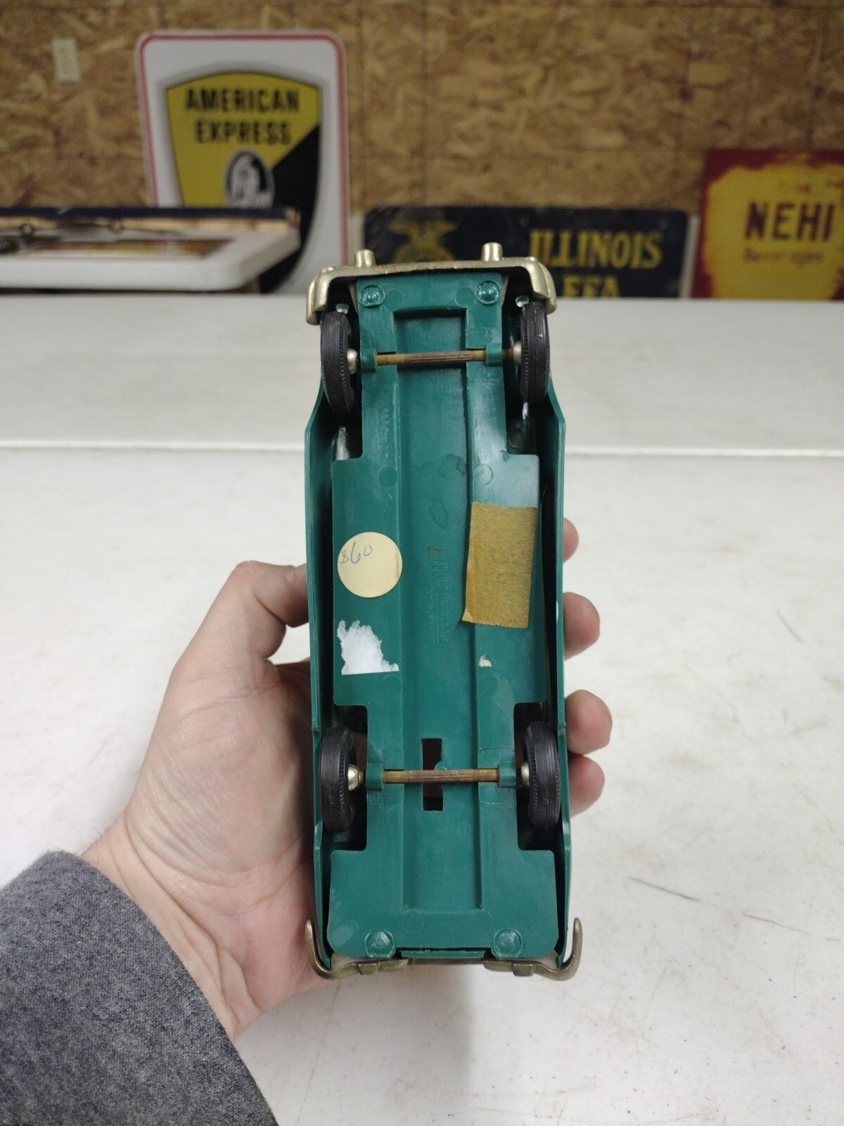 Vintage Johan 1956 Pontiac Fire Chief Promo Car Two Tone Green/Teal ...