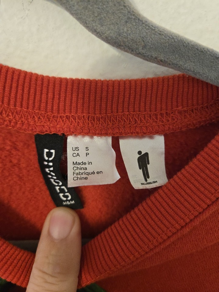 Divided H&M Label BILLIE EILISH Concert Tour Womens Size Small ...