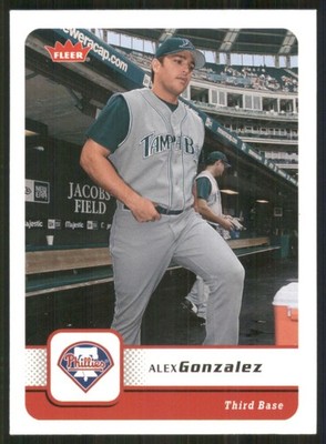 2006 Fleer #110 Alex Gonzalez Philadelphia Phillies Baseball Card 35351 ...