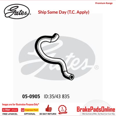 Curved Radiator Hose 05-0905 for MORRIS Minor MV Fitting Position ...