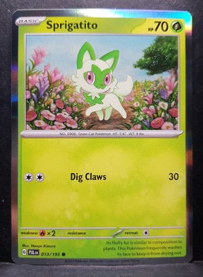 Sprigatito 013/193 Paldea Evolved Collector Chest Pokémon Pokemon Card ...