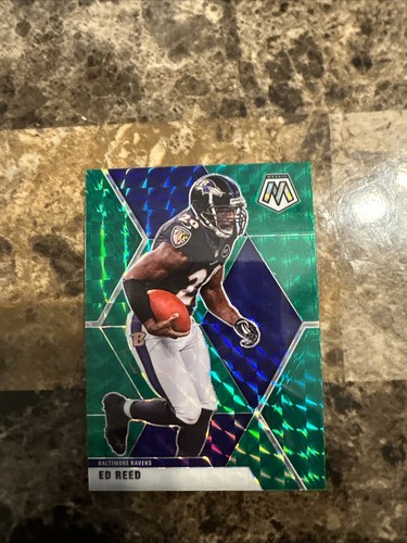 2020 Panini Mosaic Green Mosaic #21 Ed Reed | eBay