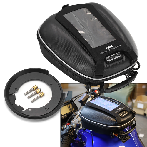 Waterproof Tool Storage Luggage Fuel Gas Tank Bag Flange For YAMAHA XSR ...