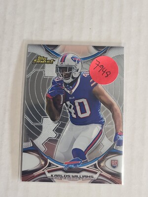 2015 Finest Football Card #8 Karlos Williams Rookie | eBay