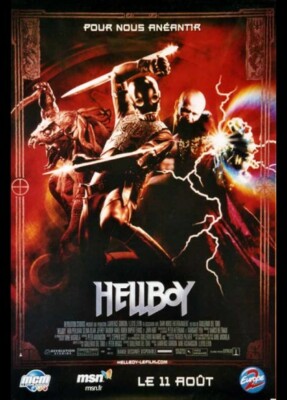 affiche du film HELLBOY 120x160 cm | eBay