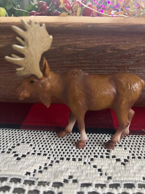 Nature World Moose Wild Safari Boley PVC 7" Animal Toy Figure | eBay