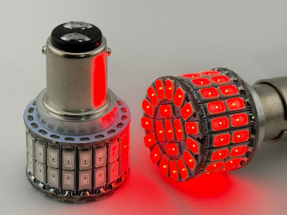 Rebaydo™ 2pcs BA15D LED Bulb 1158 6 Volt AC or DC Dual Filament | eBay