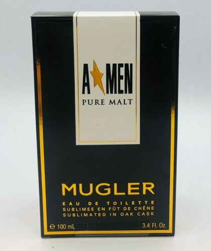 A MEN Pure Malt Thierry Mugler 3.4 oz Eau de Toilette spray Cologne ...