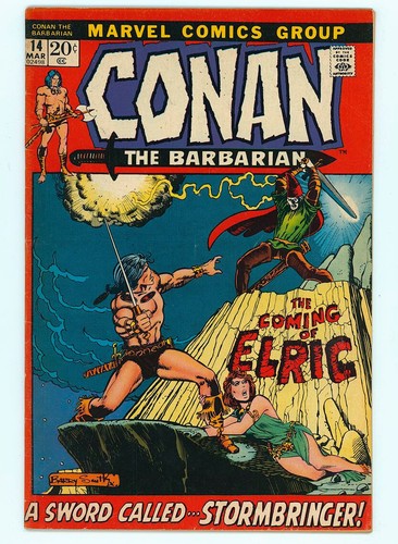 Conan the Barbarian 14 1st Elric and nice mid-grade, orginal owner ...