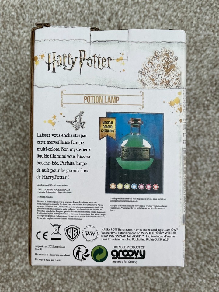 NEW~ HARRY POTTER Potion Lamp Bottle RARE | eBay