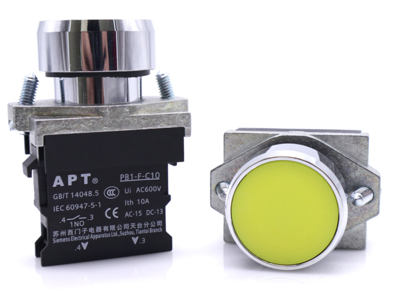 1pcs SIEMENS APT push button switch PB1S-10/Y yellow | eBay