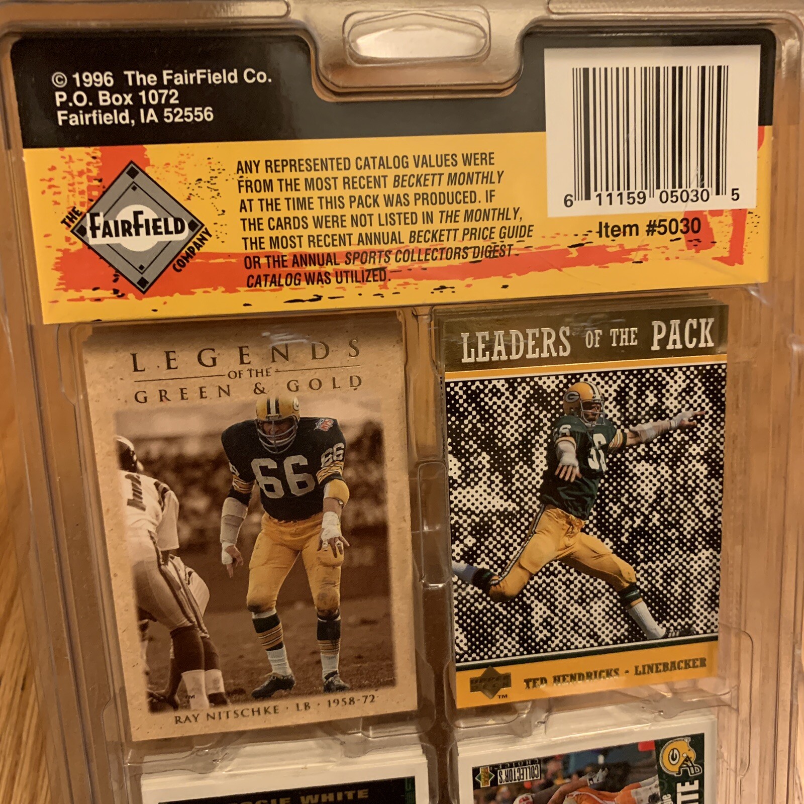 ‘96 Green Bay Packers Upper Deck Team Set 90 Ct. *UNOPENED* Favre ...