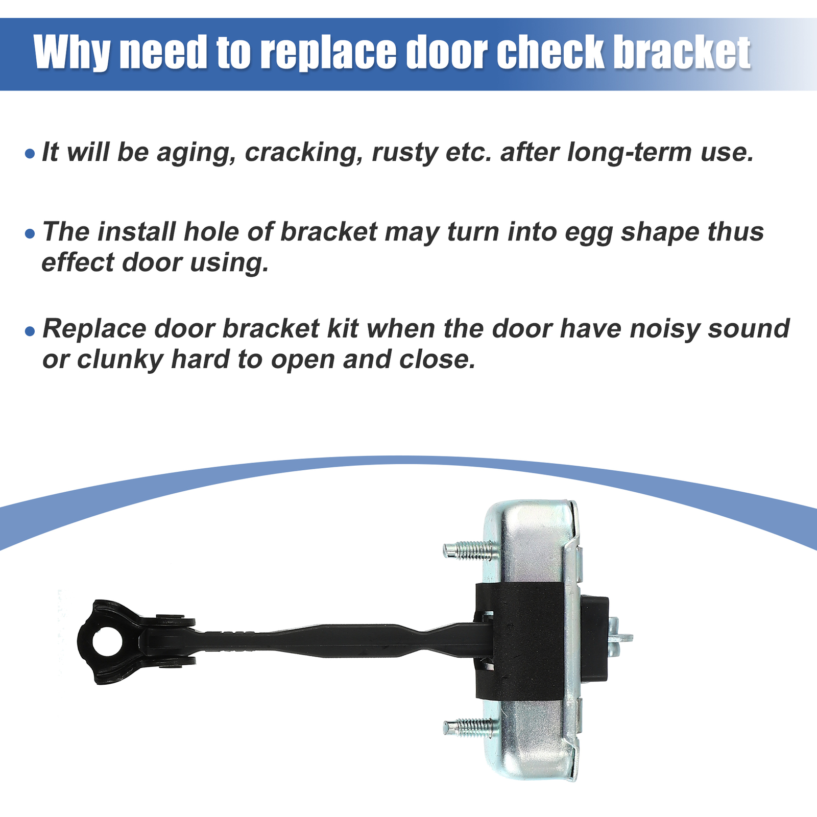 Toyota Sienna Front Door Check Stop Strap Door Check Assembly Pack of 1 ...