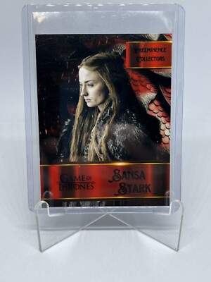 Game Of Thrones Sansa Stark Hot Rare Red Color Parallel Trading Card 1/ ...