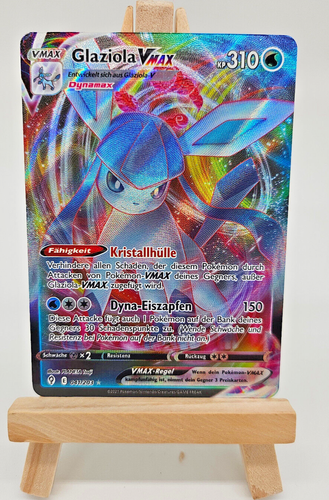Pokemon Karte: Glaziola Vmax 041/203 Drachenwandel | Near Mint Deutsch ...
