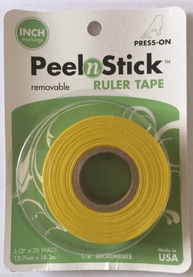 18m Peel n Stick Ruler Tape Self Stick Ruler Tape Measure Peel Off ...