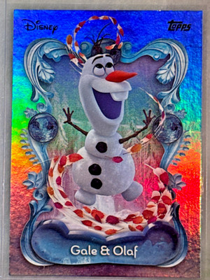 Gale & Olaf 2025 Topps Disney Wonder Frozen Character Variation Foil ...