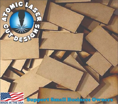30mm x 60mm MDF Bases x10 Rectangles Miniatures FAST FREE SHIPPING #1 ...