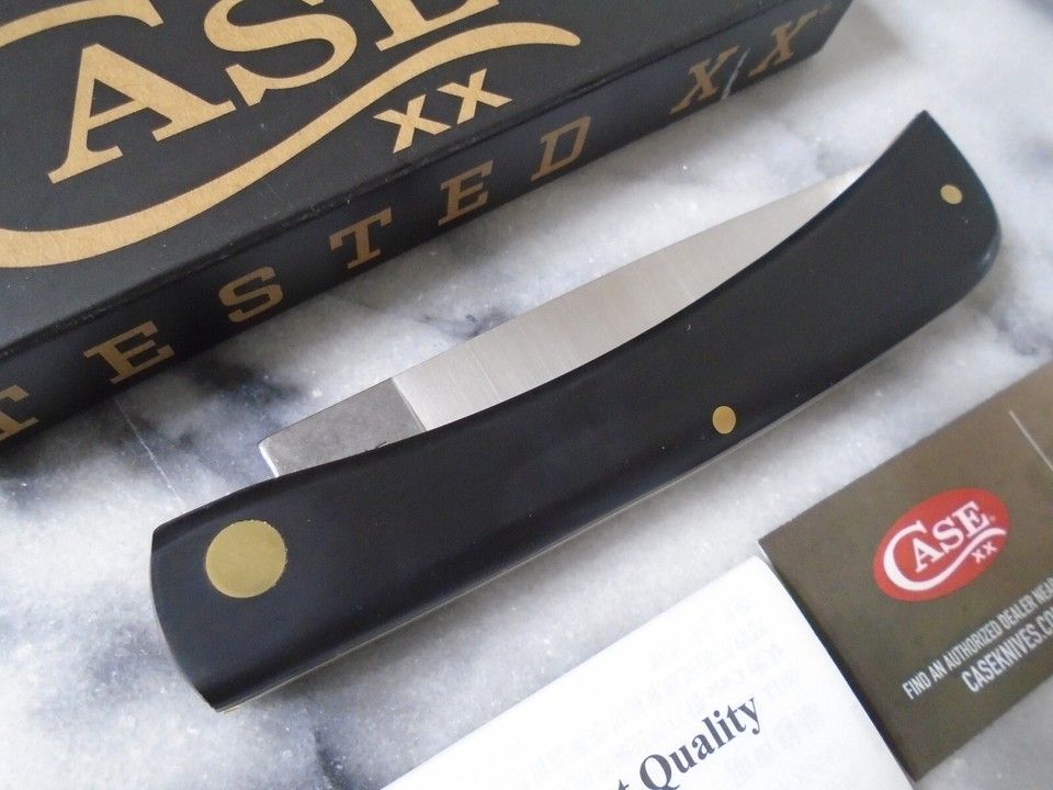 Case XX USA Large Sod Buster Pocket Knife 2138SS 00092 8.25" Open Black ...