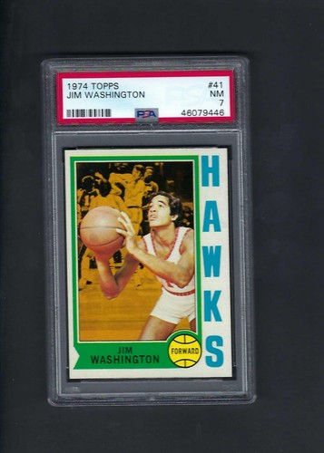 1974-75 Topps - Jim Washington #41 for sale online | eBay