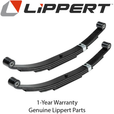 Lippert 26" Double-Eye Leaf Spring Pair (2-Pack) 3,000 lbs – Fits ...