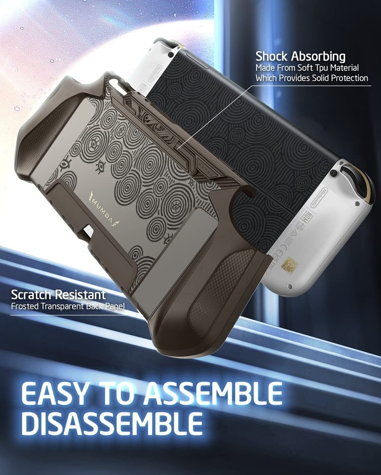 Mumba Dockable Case New for Nintendo Switch OLED 2021 TPU Ergonomics ...