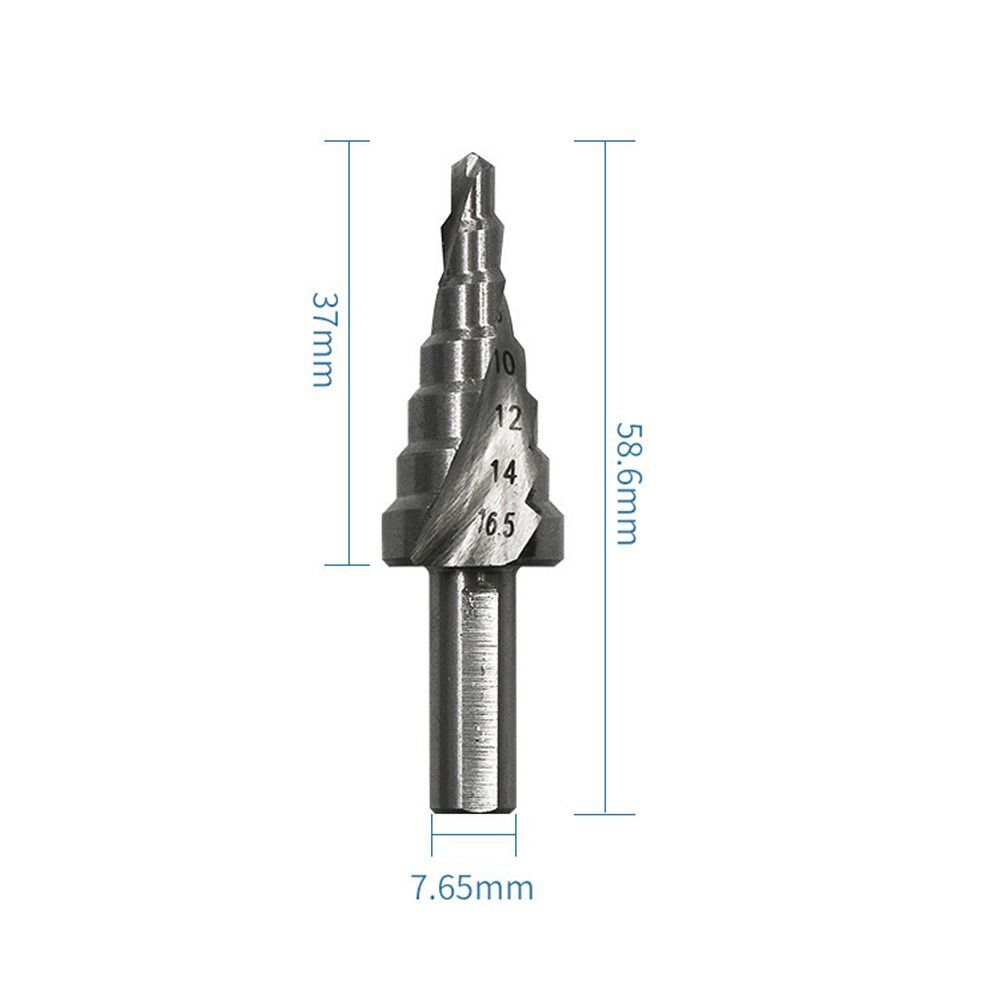 Triangular Shank Twists Bit High-speed Steel Pagoda Drill Step Drill ...