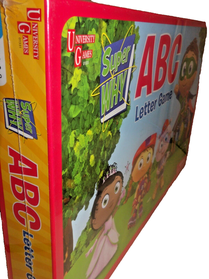 Super Why , ABC Letter Game, NEW! PBS Kids, Age 3 up Learn Reading ...
